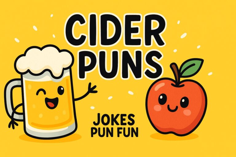 78+ Cider Puns So Funny They Will Leave You Sip-stracted