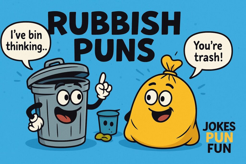 85+ Rubbish Puns: Hilarious Trash Jokes & Garbage Humor