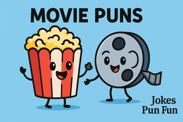 150+ Movie Puns That Are Reel Funny and Totally Original