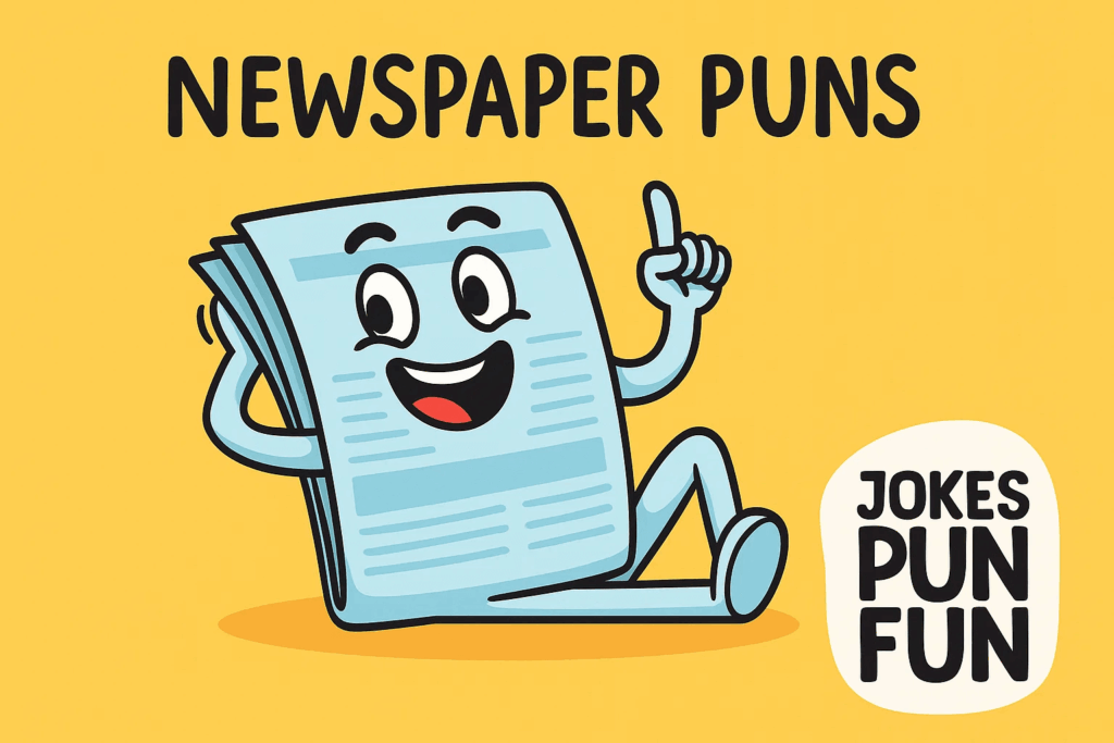 100+ Newspaper Puns That Will Keep You Laughing All Day