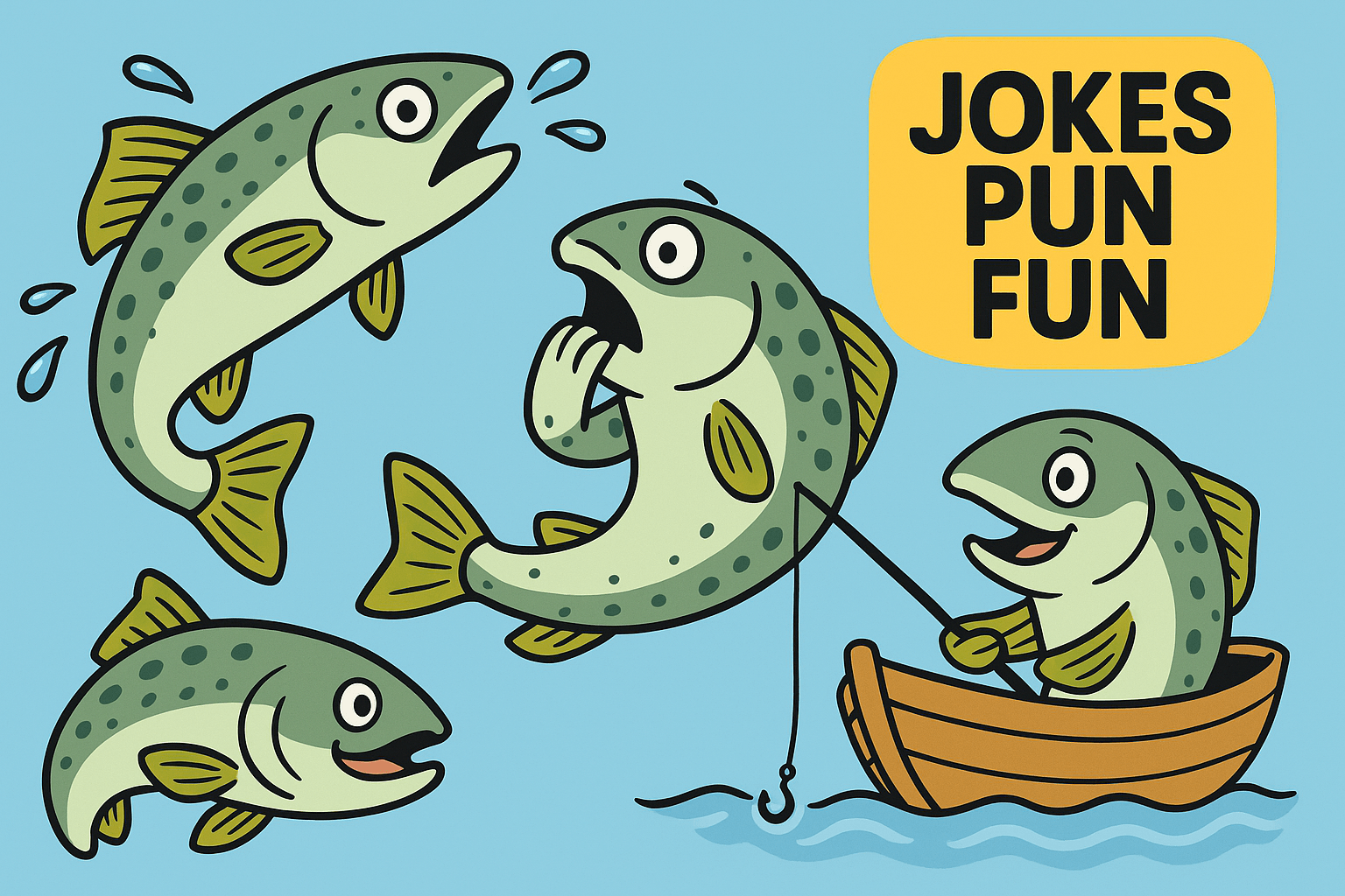 76+ Funny Trout Puns to Reel in the Laughter