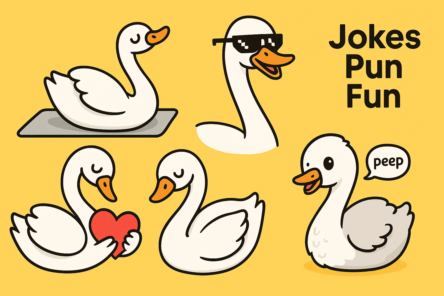 100+ Swan Puns That Will Make You Laugh Out Loud Today
