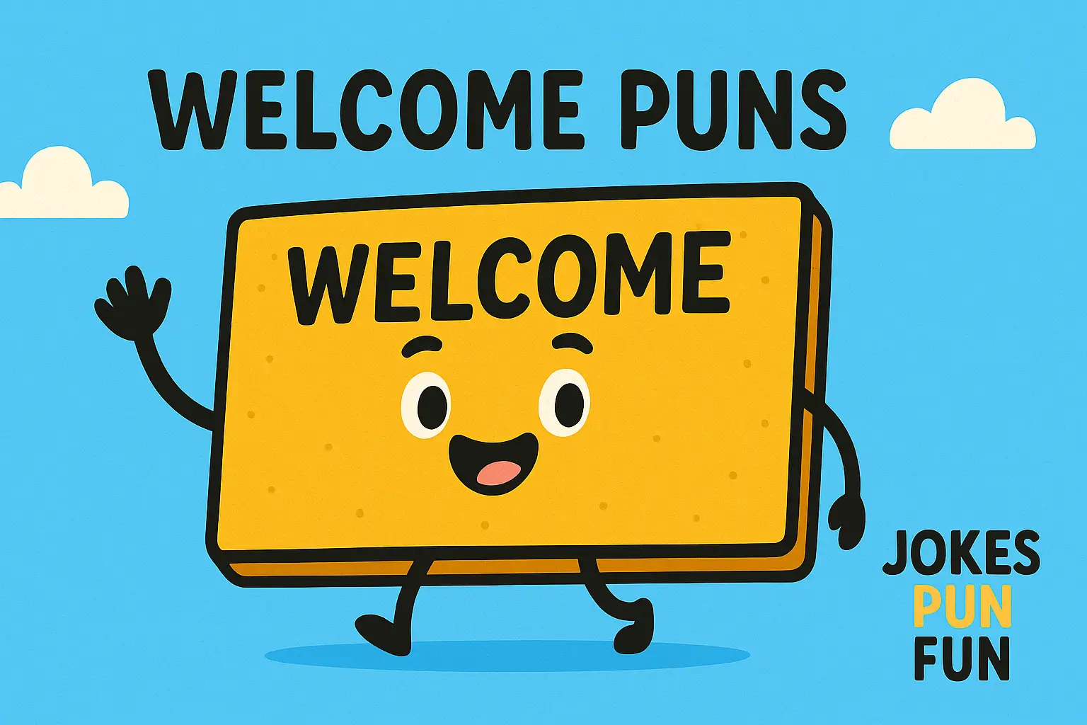 100+ Welcome puns to greet every moment with laughter