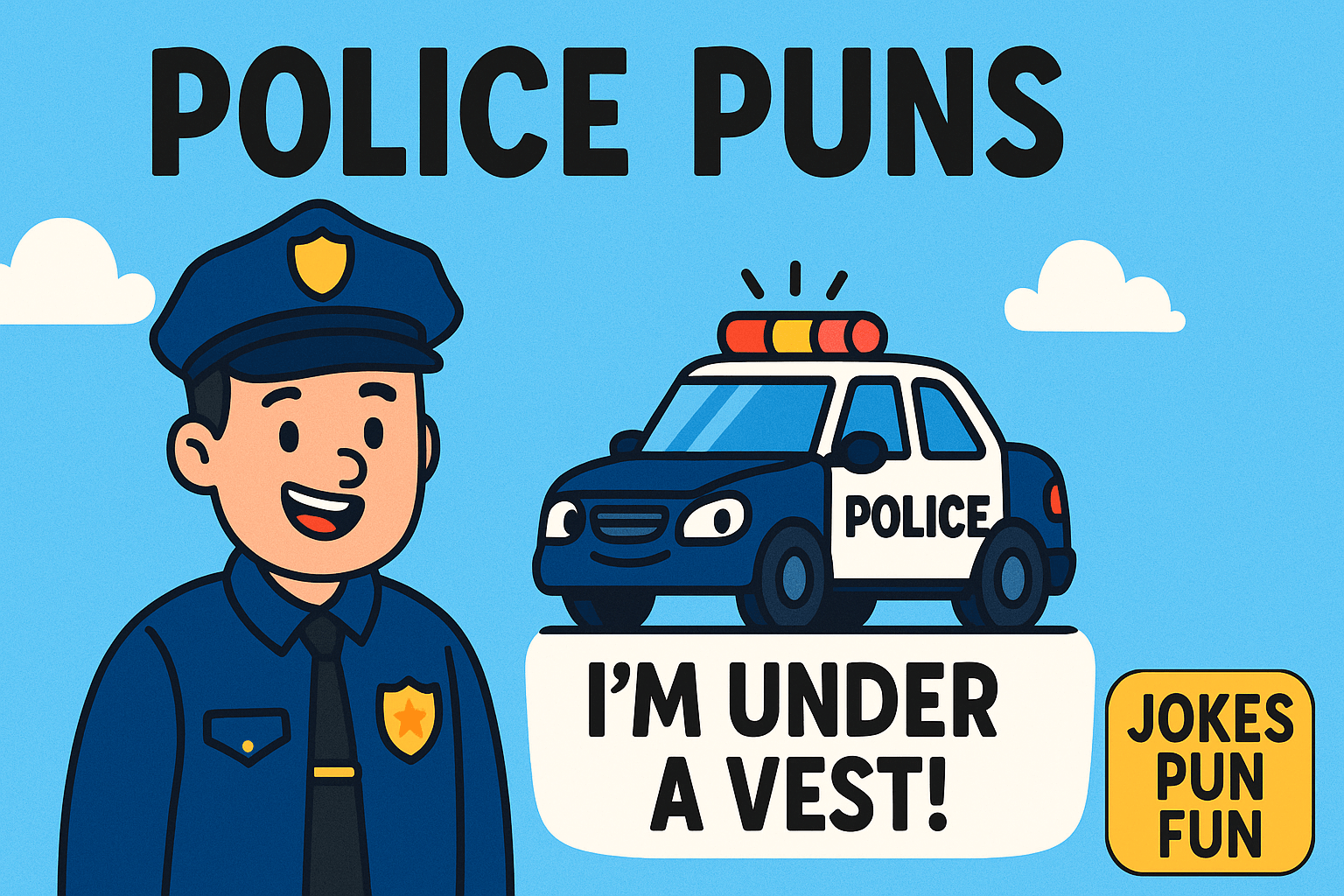 100+ Funny Police Puns Edition to Keep Humor in Order