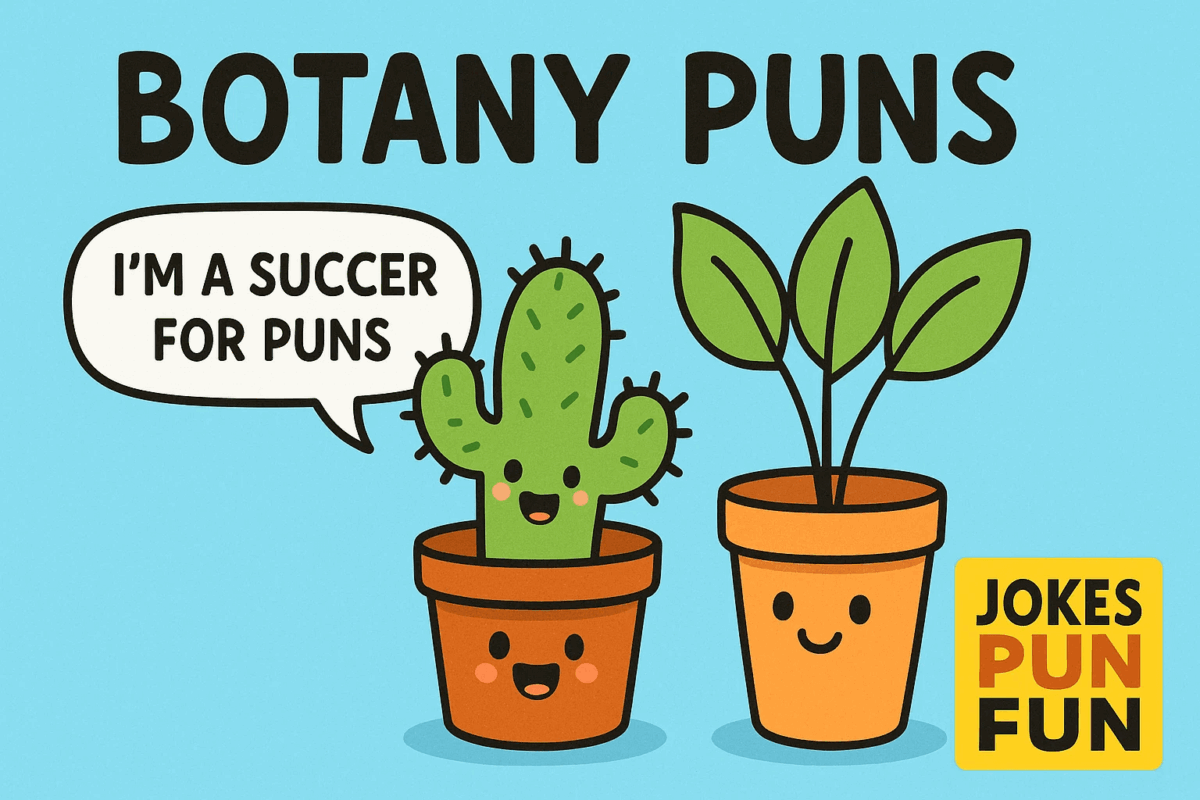 100+ Hilarious Botany Puns That Will Make You Laugh Hard