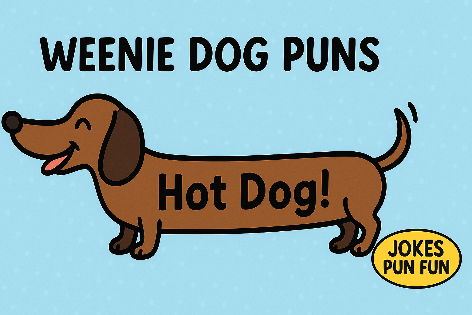 100+ Weenie dog puns that will stretch your laughter wide