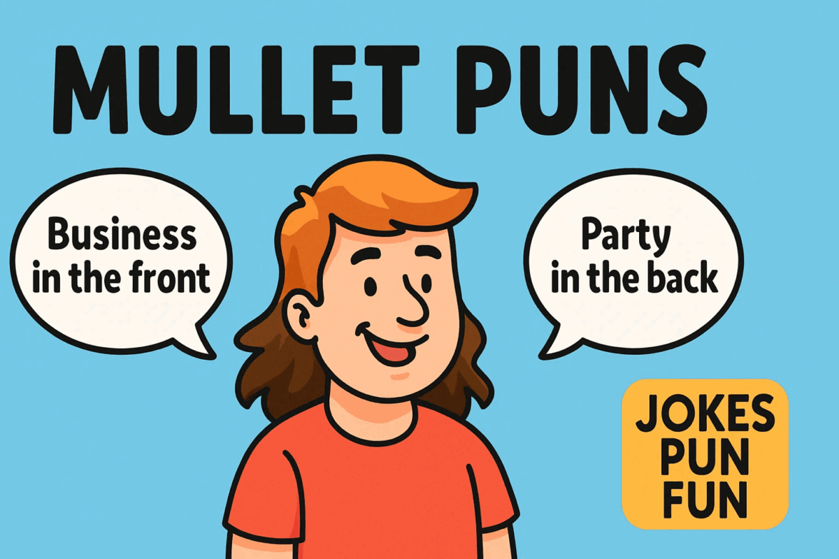 100+ Mullet Puns That Will Make You Laugh Out Loud