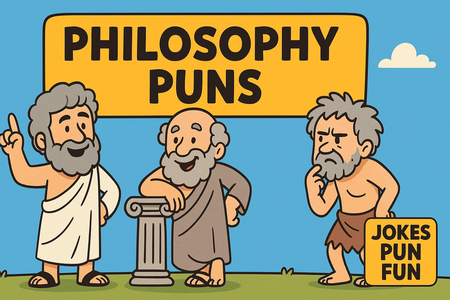 100+ Philosophy puns that will make wisdom hilarious