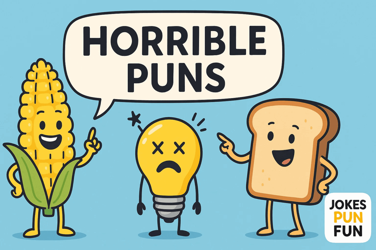 100+ Horrible Puns That Will Make You Laugh and Groan