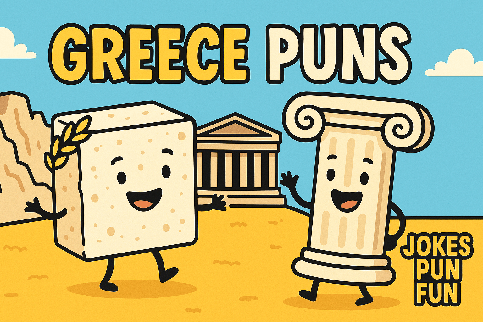 100+ Greece Puns Collection to Make Your Trip Hilarious