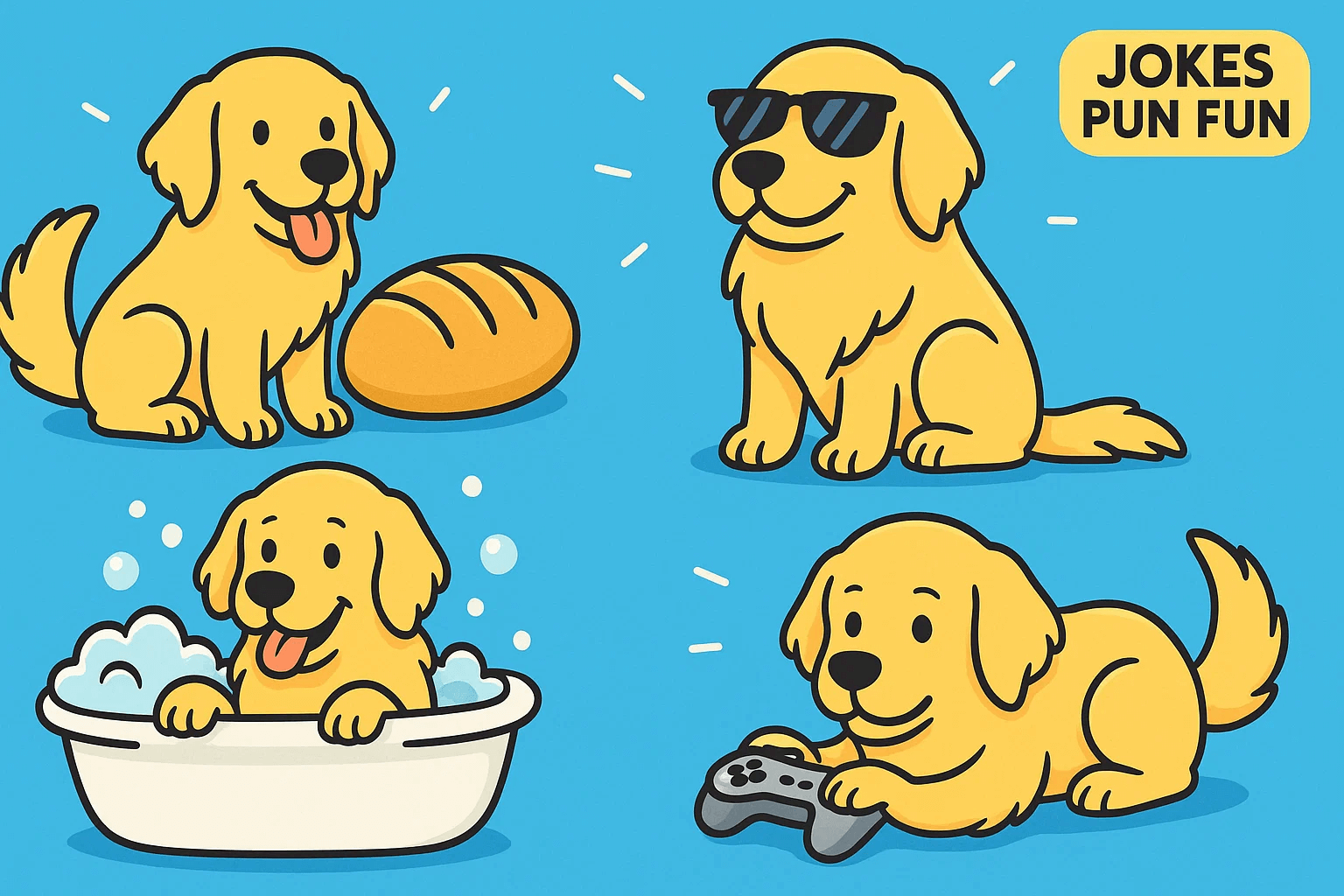 100+ Golden Retriever Puns That Will Make You Laugh Out Loud