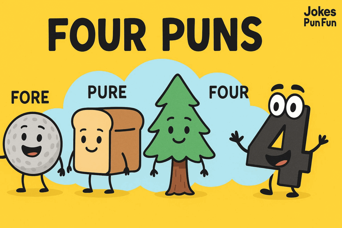 100+ Hilarious Four Puns That Will Make You Laugh Hard