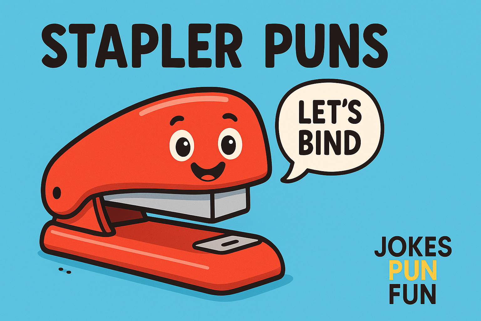 100+ Stapler puns that will keep your laughter together