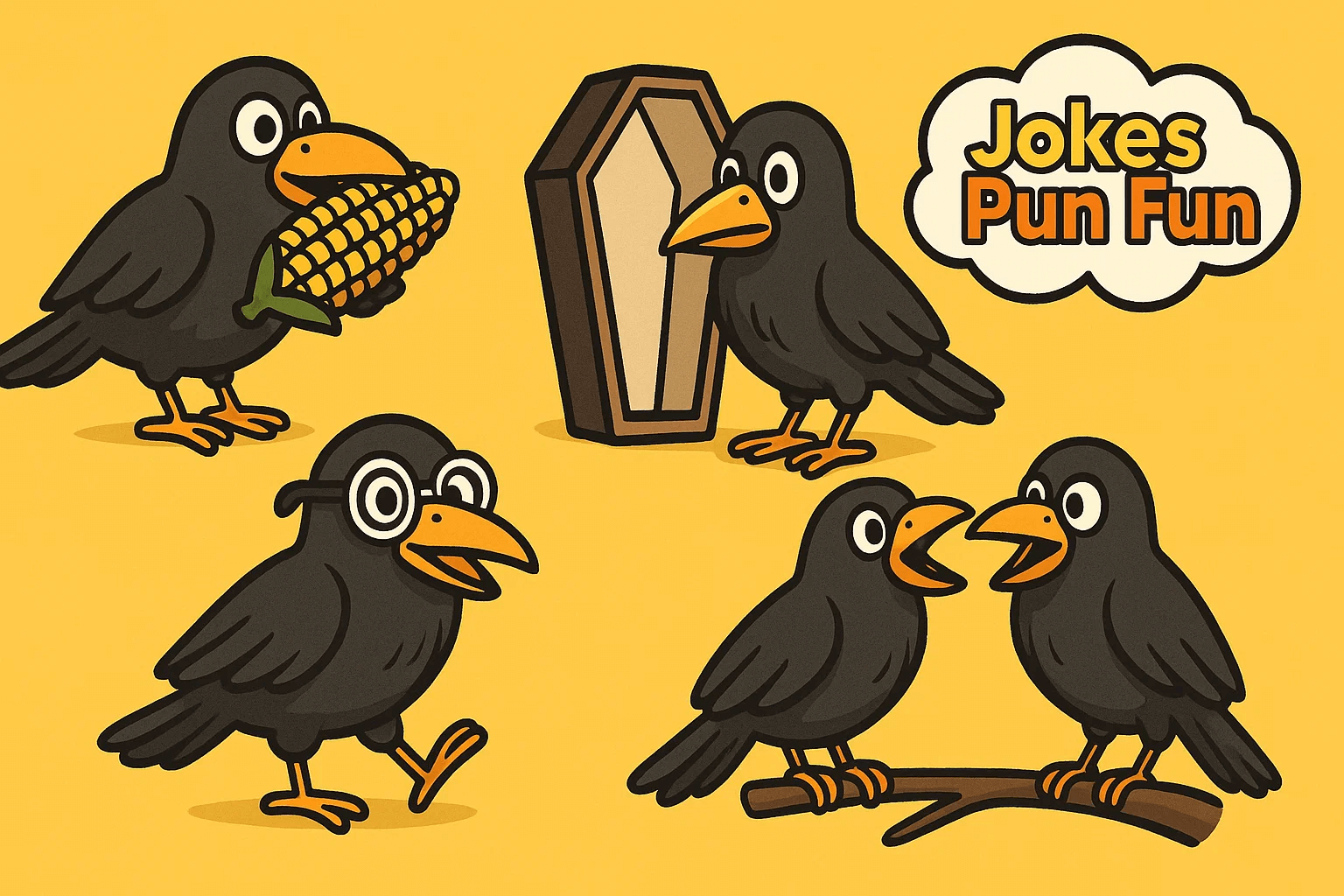 100+ Crow Puns That Will Make You Laugh Out Loud