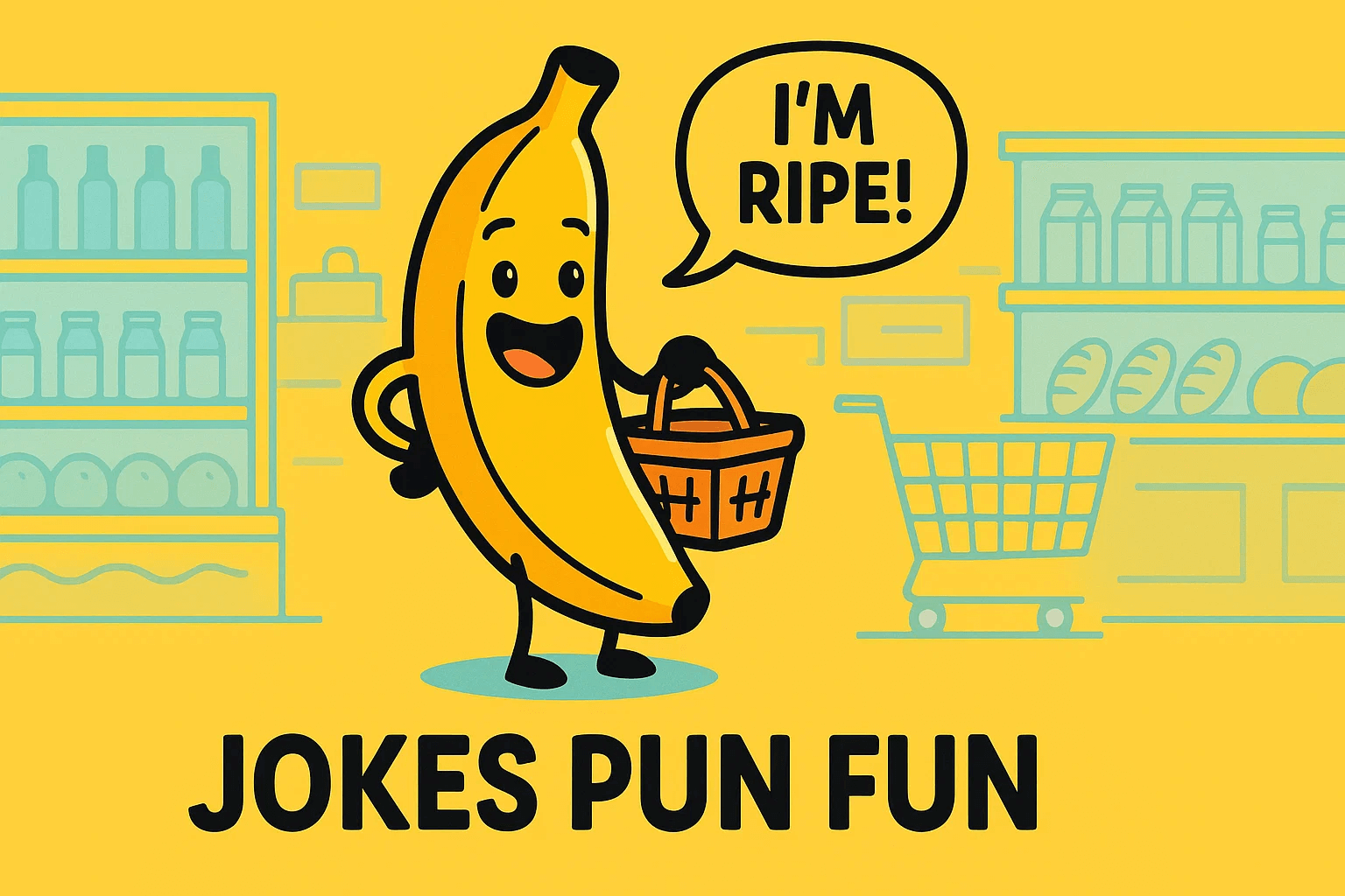 100+ Supermarket Puns That Stock Up on Laughs Daily