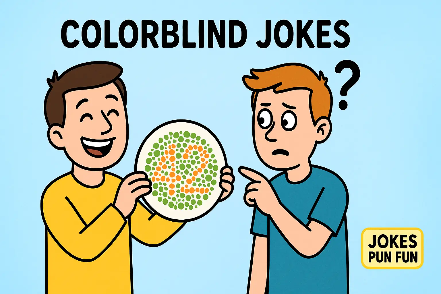 100+ Colorblind Jokes that Paint a World of Laughter