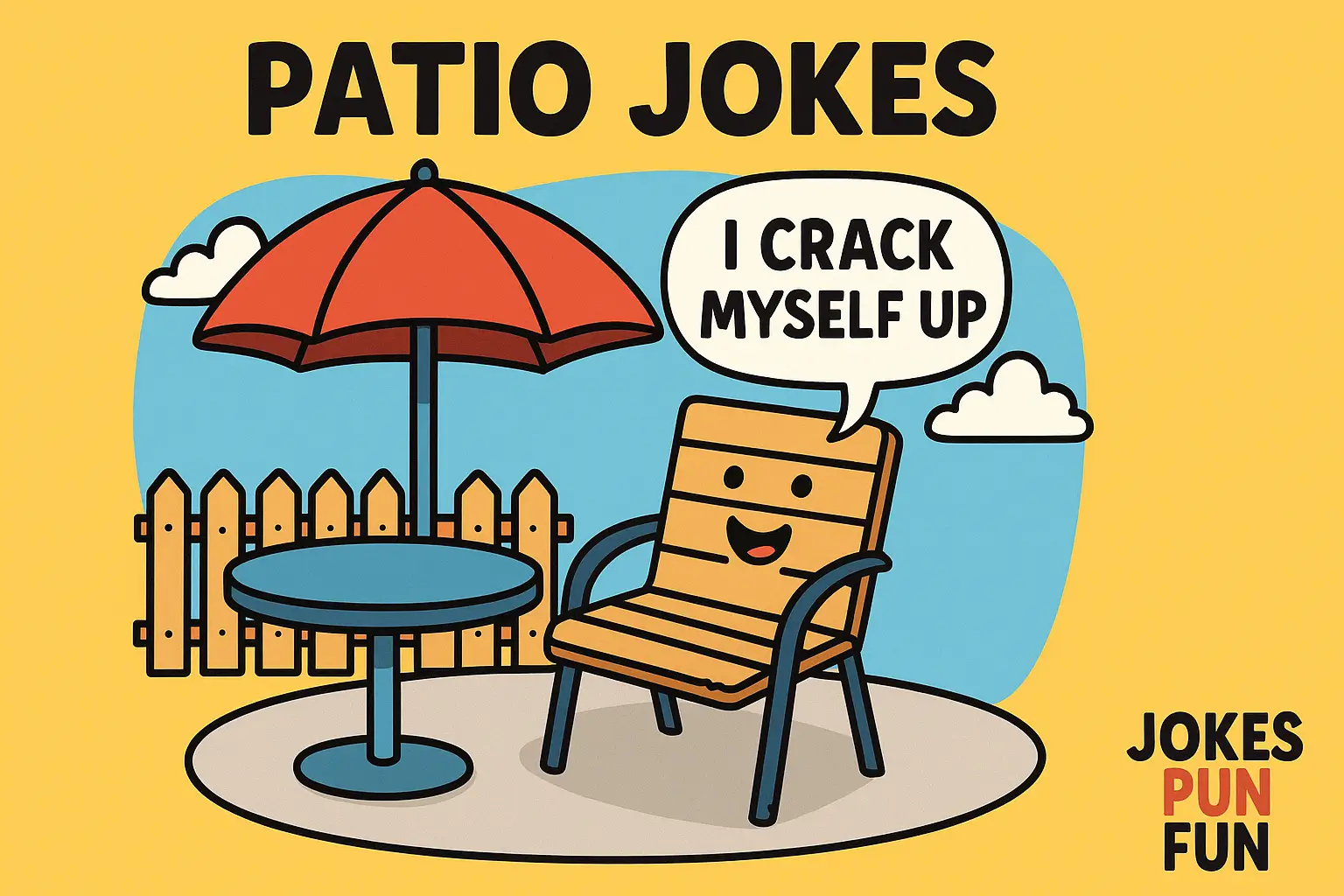 100+ Patio jokes that bring laughter to every backyard