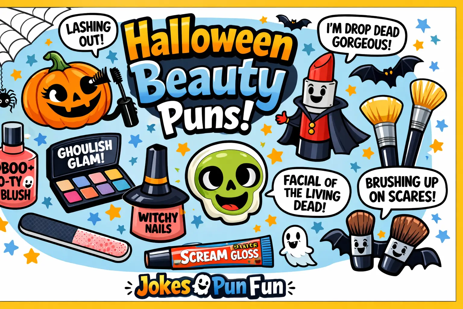 47+ Spooky Halloween Beauty Puns for a Fun and Festive Look