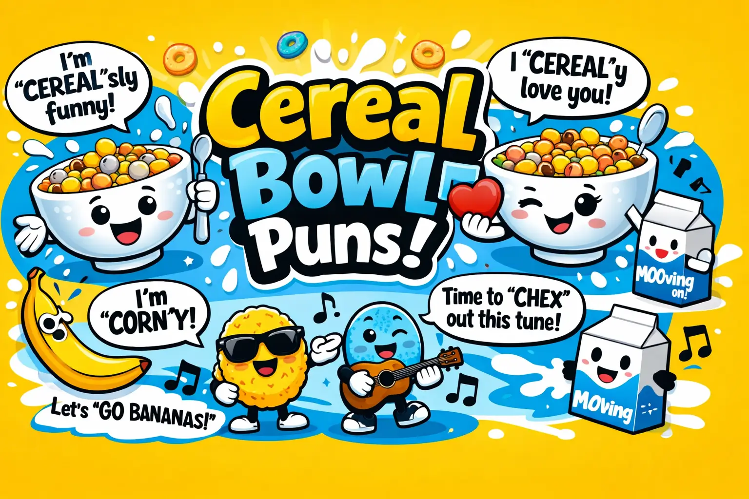 44+ Hilarious Cereal Bowl Puns to Get Your Day Crunching
