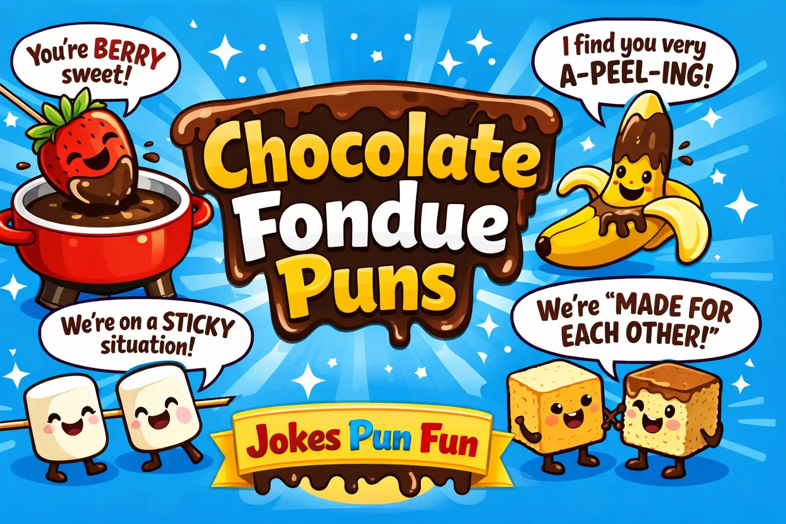 46+ Chocolate Fondue Puns That Melt Hearts And Funny Bones!