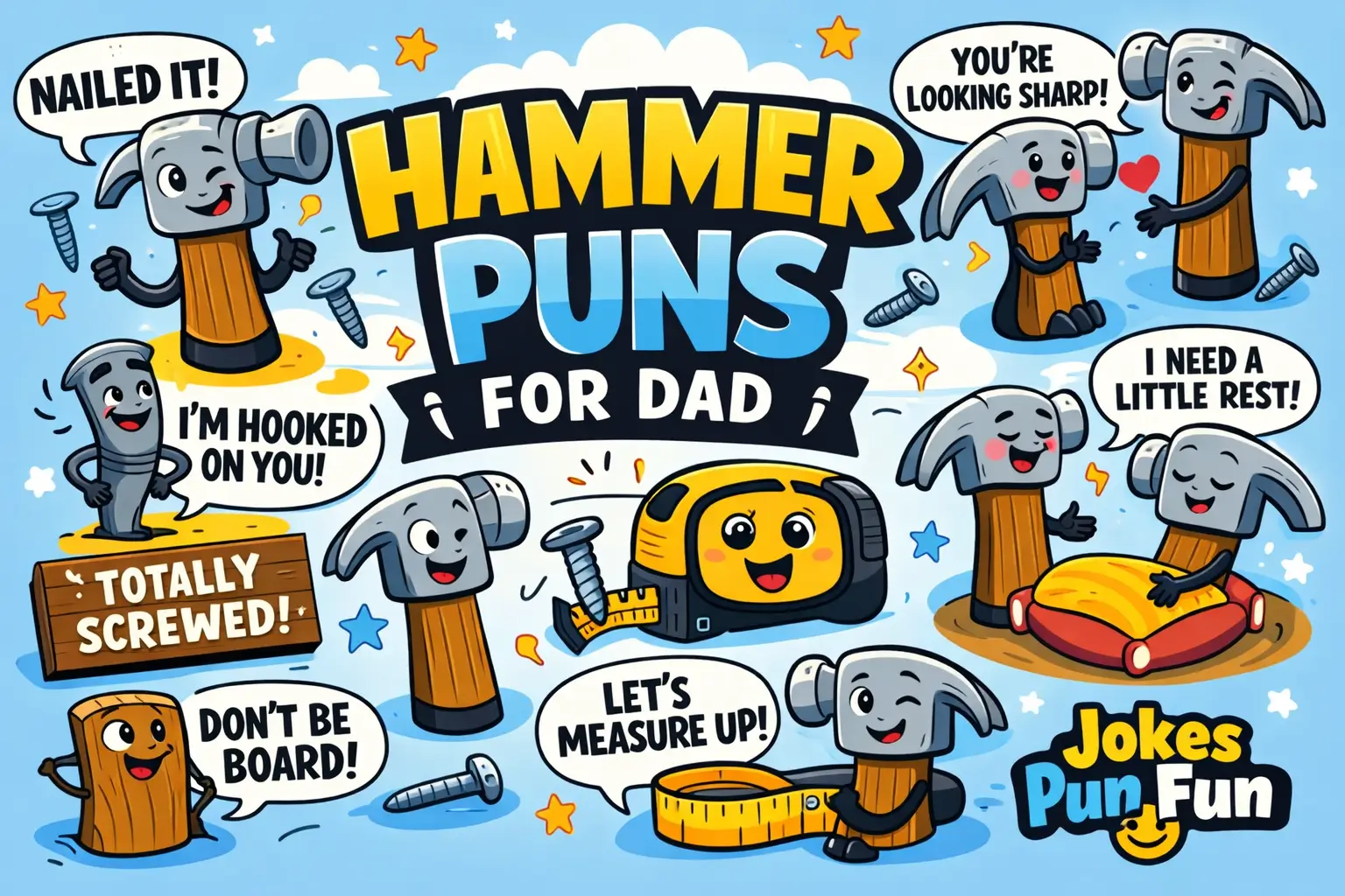 47+ Hammer Puns for Dad to Make Him Laugh Out Loud