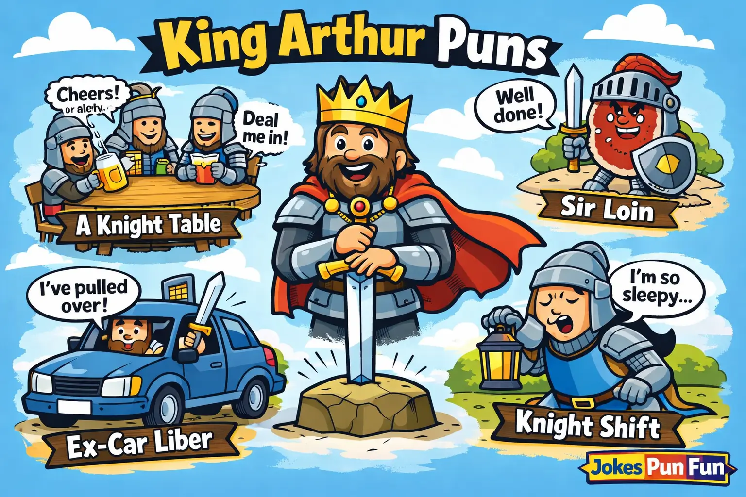 44+ Fun King Arthur Puns to Make You Laugh