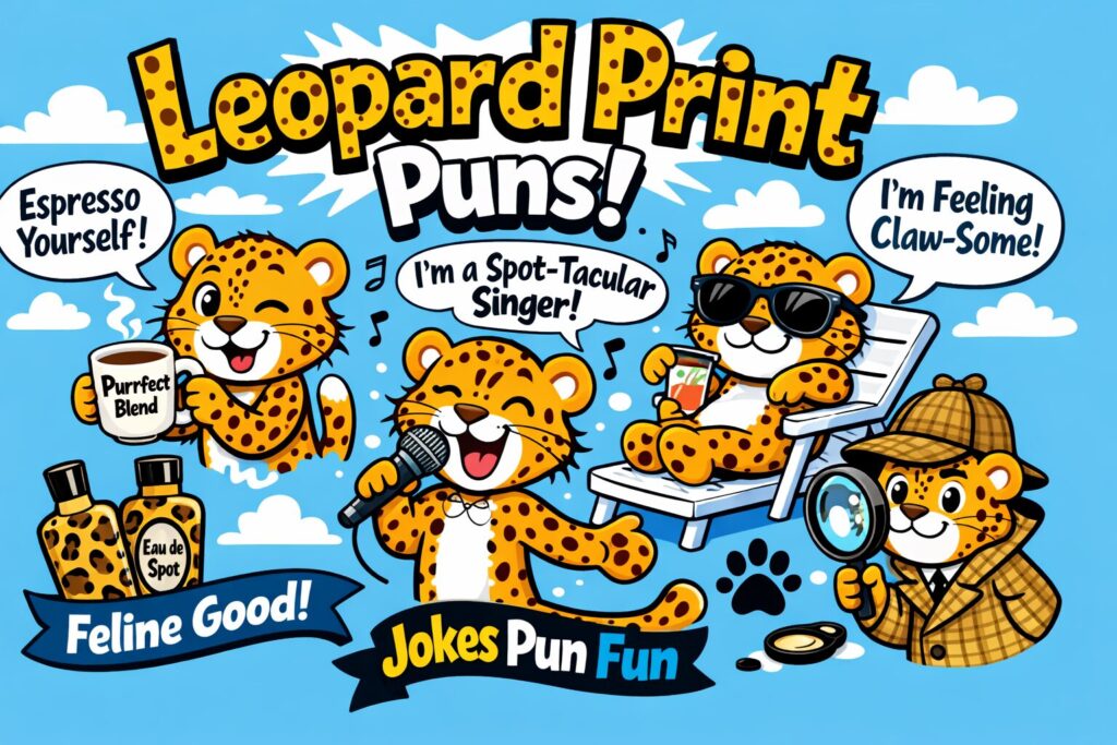 45+ Leopard Print Puns That Spot On Style Humor Daily Smile