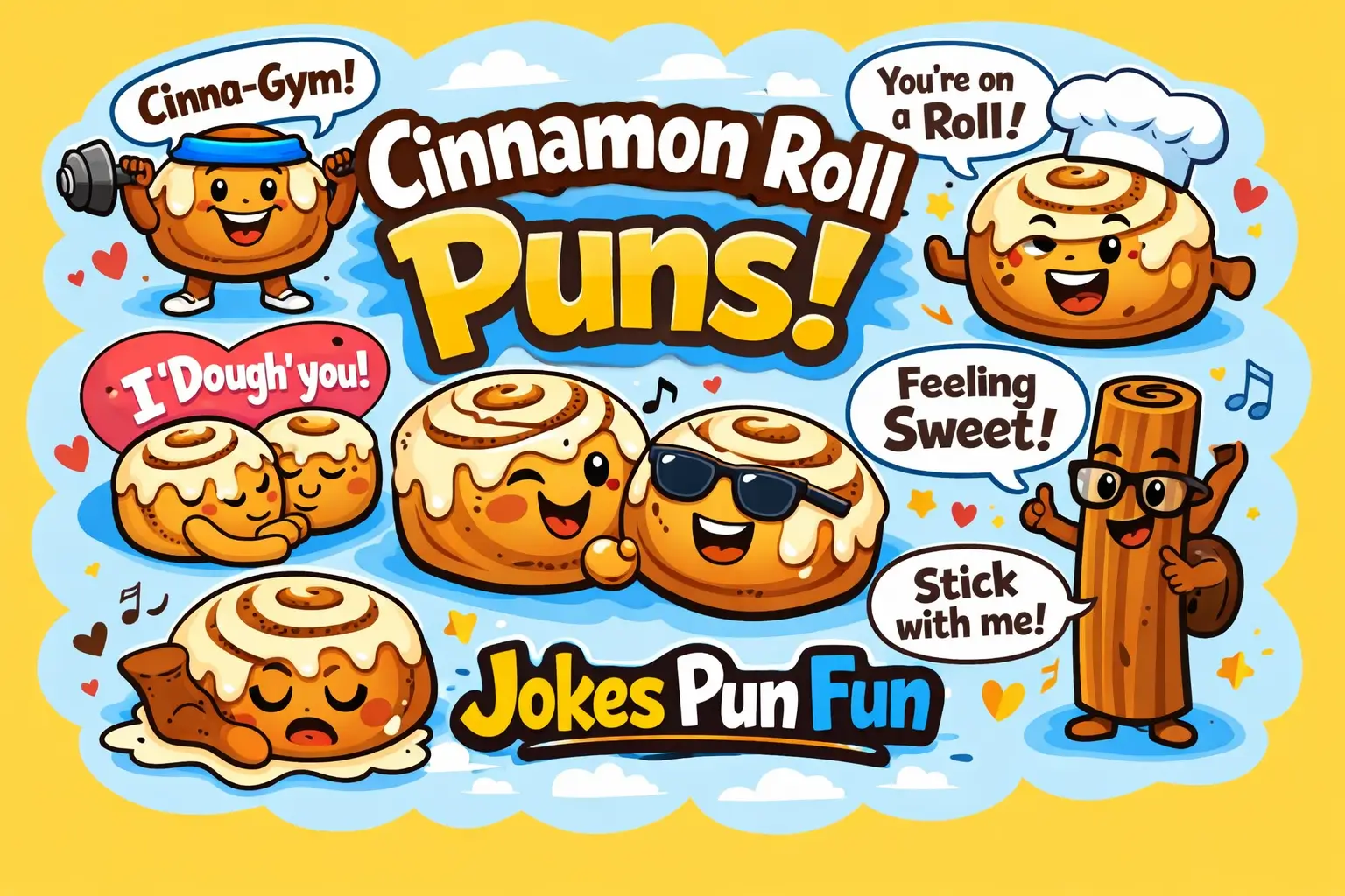 45+ Cinnamon Roll Puns That Are Sweet Funny And Totally Silly